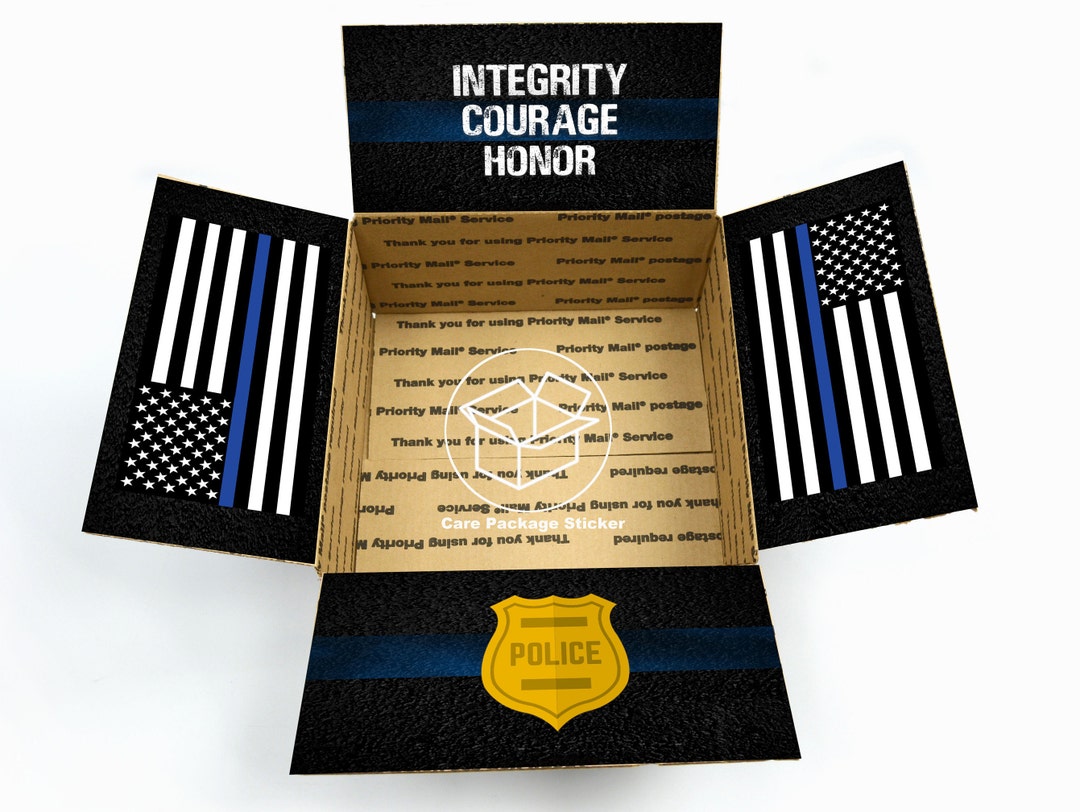 Police Officer Gift Box / Law Enforcement Appreciation Care Package ...