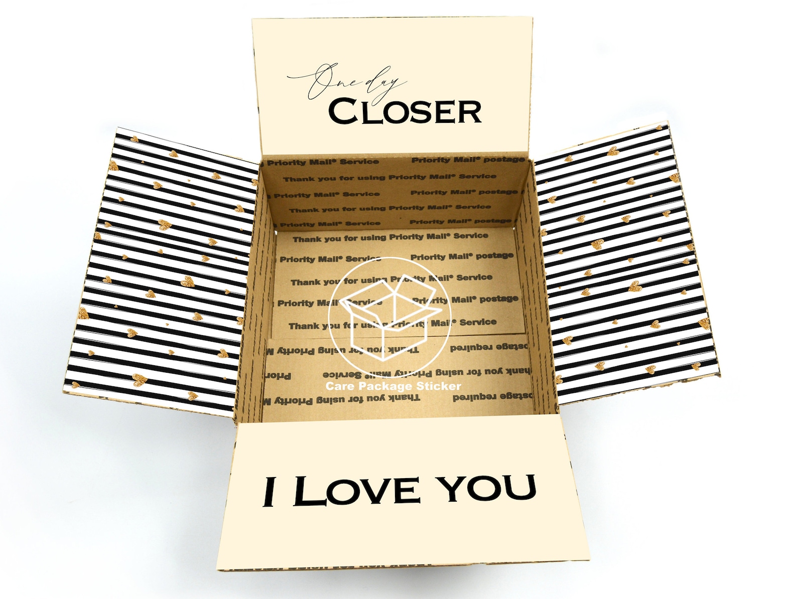 One Day Closer Care Package Flap Stickers / One Day Stronger / - Etsy