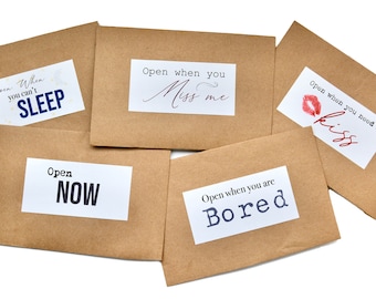 Open When Envelopes Open When Letters Printable Envelope - Etsy
