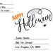 Halloween Shipping Label for Care Package / Address Sticker / - Etsy