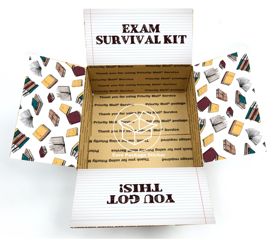Finals Care Package / Finals Week Survival Kit / Gift Box for Student ...