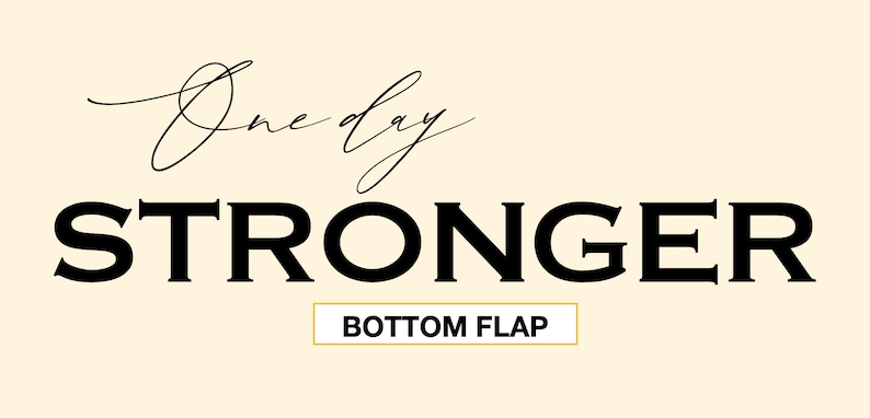 One Day Closer Care Package Flap Stickers / One Day Stronger / - Etsy