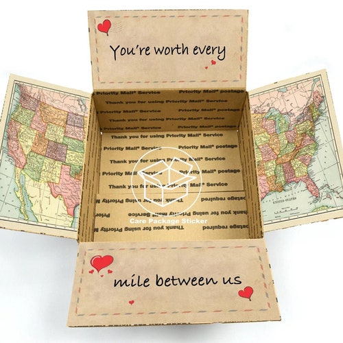 Long Distance Care Package for Boyfriend / Romantic Gift Box / | Etsy