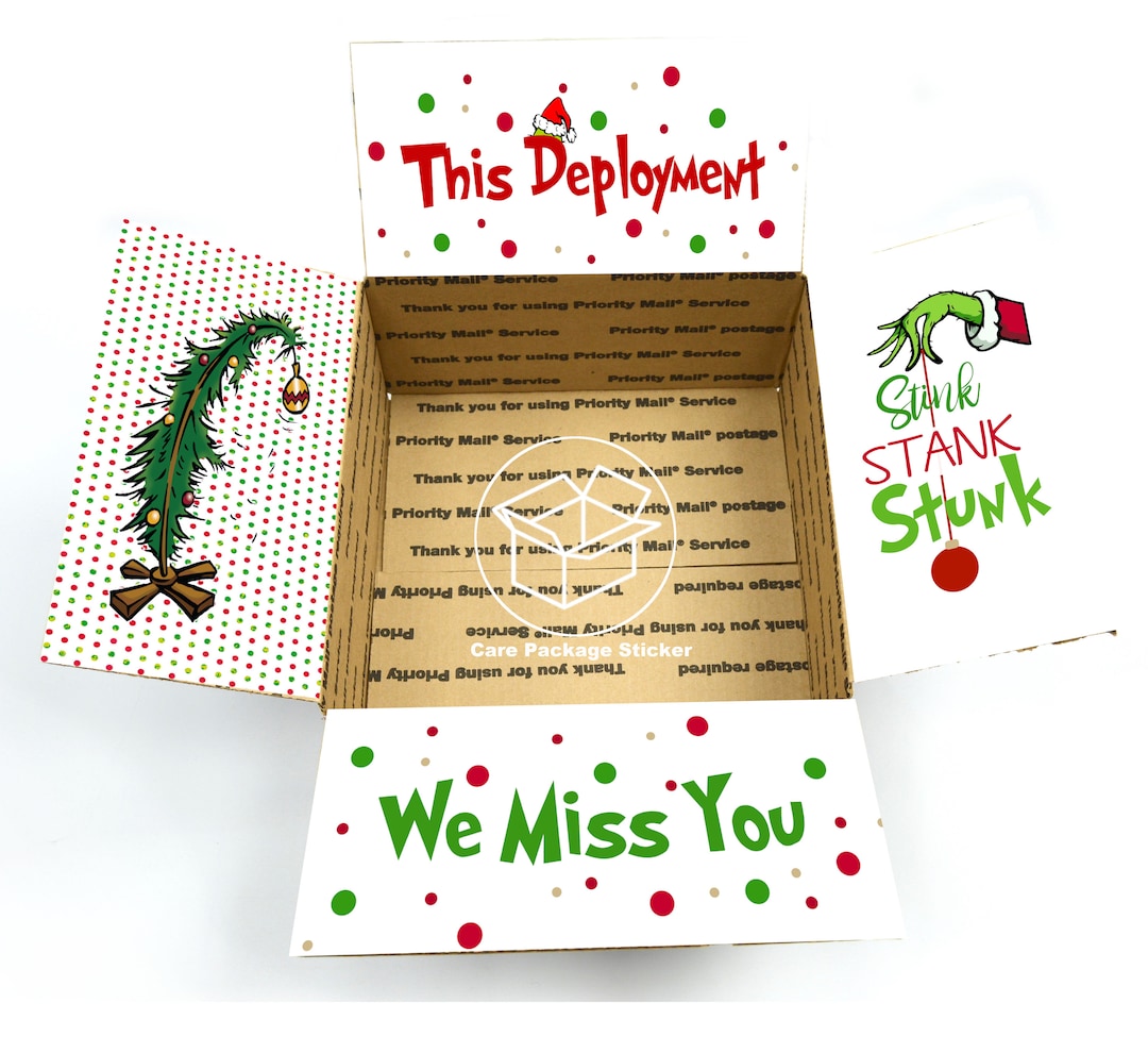 Christmas Care Package for Deployment / Winter Military Gift for Long ...