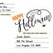 Halloween Shipping Label for Care Package / Address Sticker / - Etsy