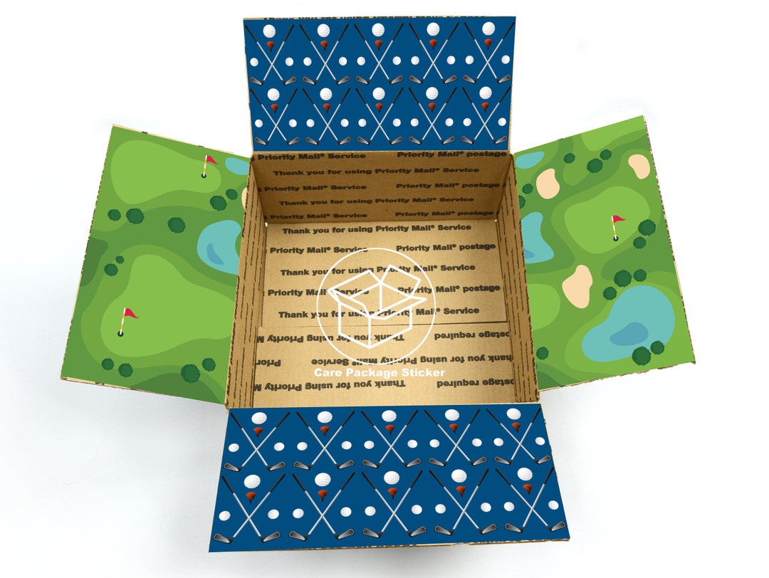 Golf Care Package for Dad / Grandfather Gift Box / Grandpa Surprise ...