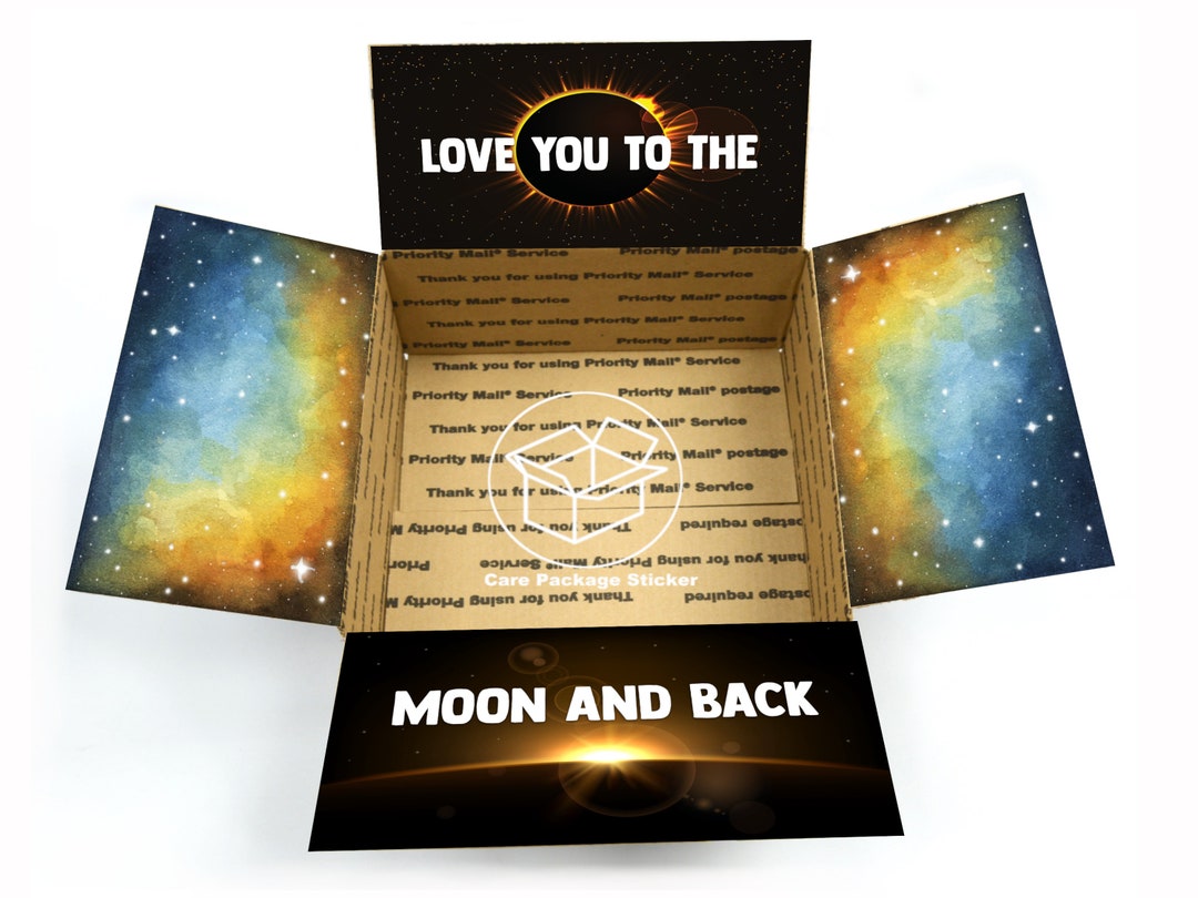 Eclipse Care Package / Love You to the Moon / Galaxy / Universe ...