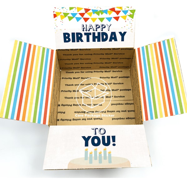 Happy Birthday Box - Etsy