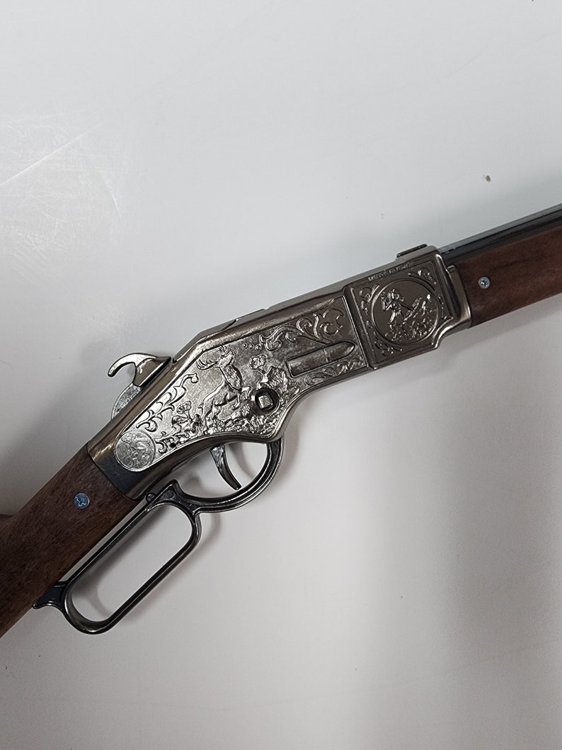 Gonher the Elk Rifle 8 Shot Action Cap Toy Rifle Black Made in Spain ...