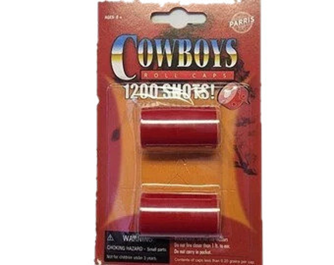 Roll Caps Refill 1200 SHOTS Authentic Paper Roll Caps for Cap Guns Made ...