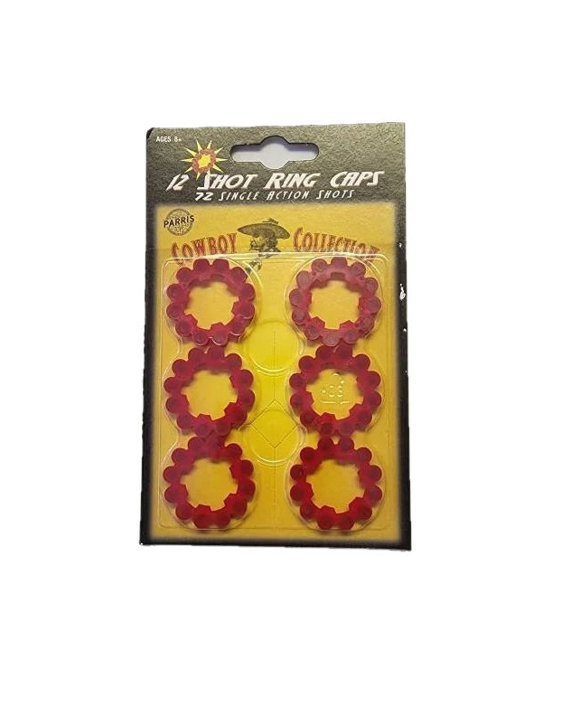 12 Shot Ring Caps Total 72 Shots Refill for Parris Cap Gun Made in ...
