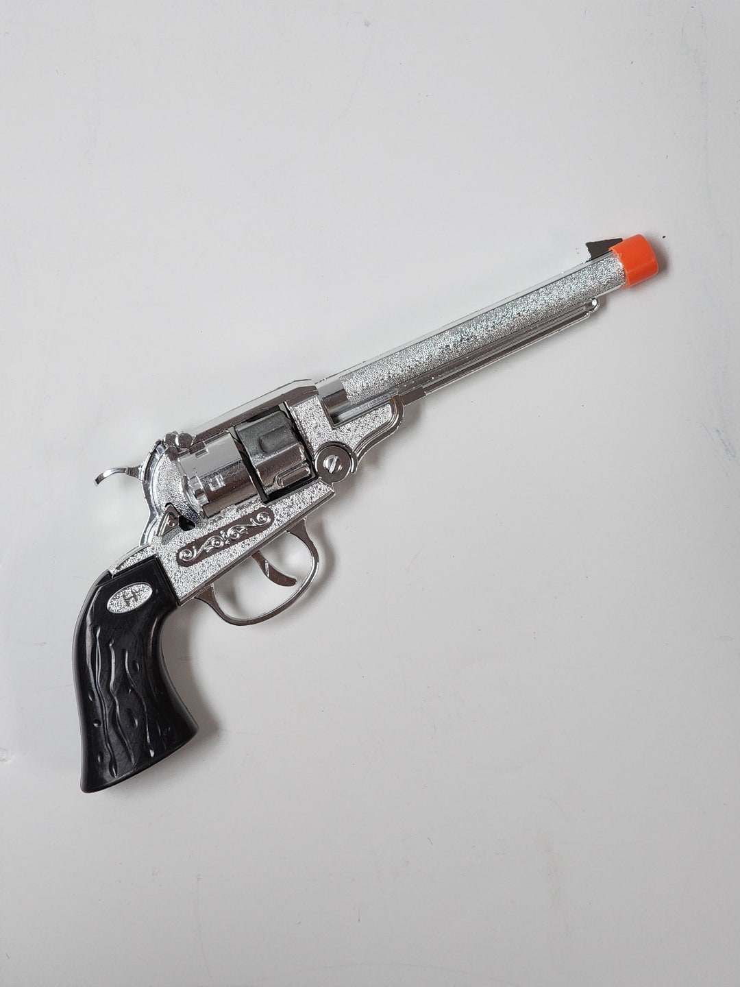 Cowboy Cylinder Pistol Retro Cap Gun With Holster / Belt Replica ...