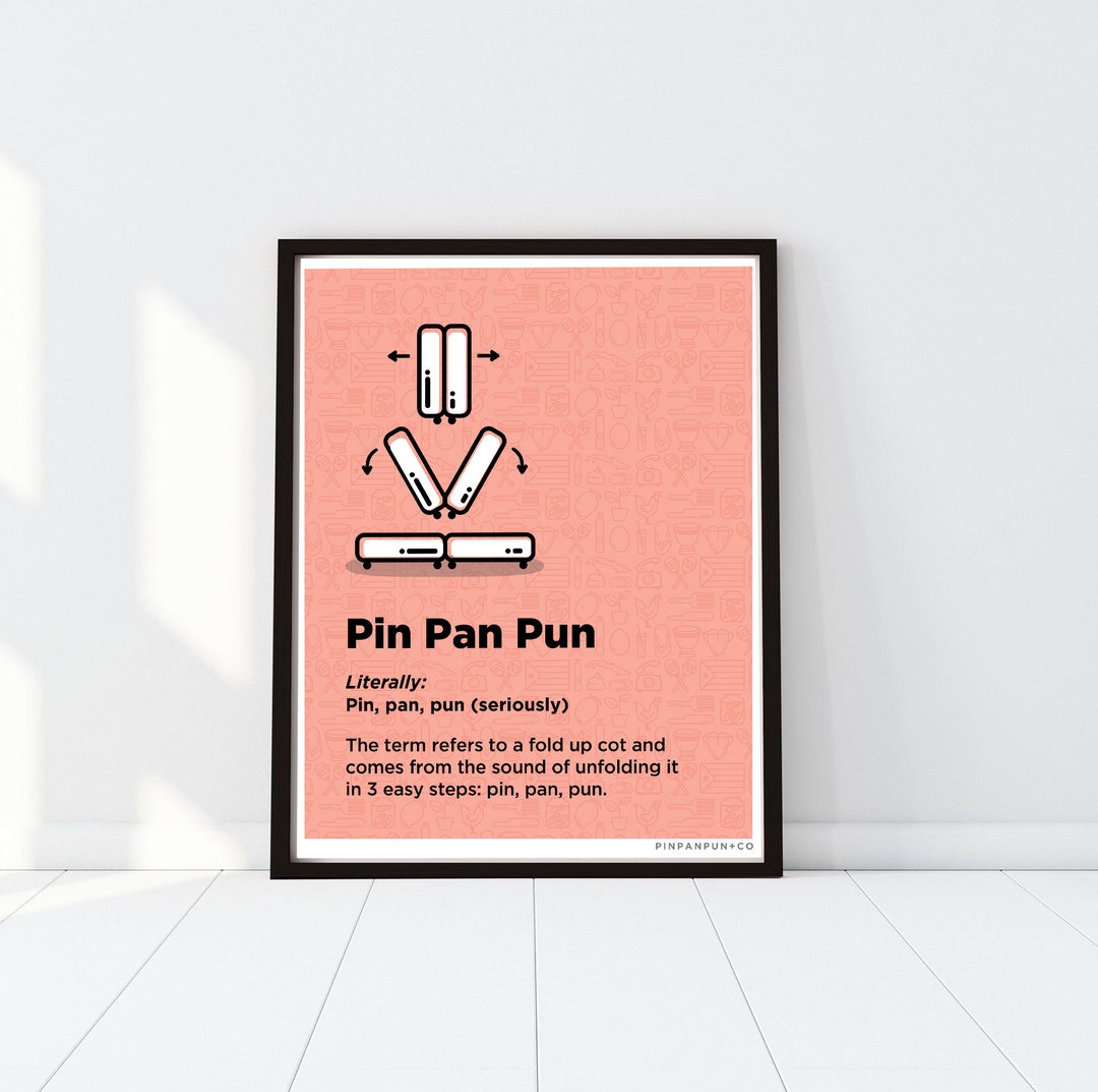 Pin Pan Pun Digital Print (based on Pin Pan Pun and Other Cubanisms) - Etsy