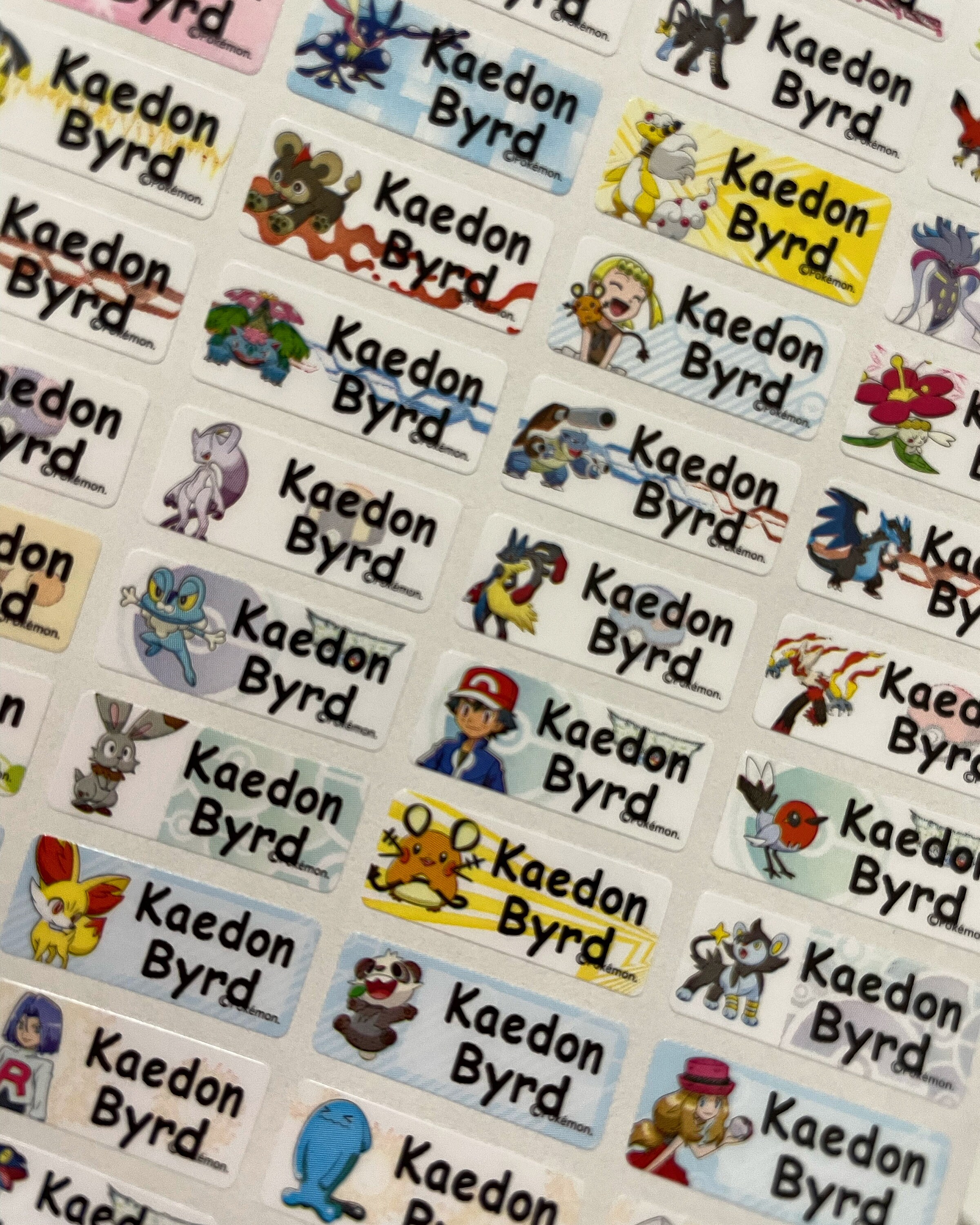 Name Label School Label Waterproof Label Daycare Sticker Kid Sticker ...