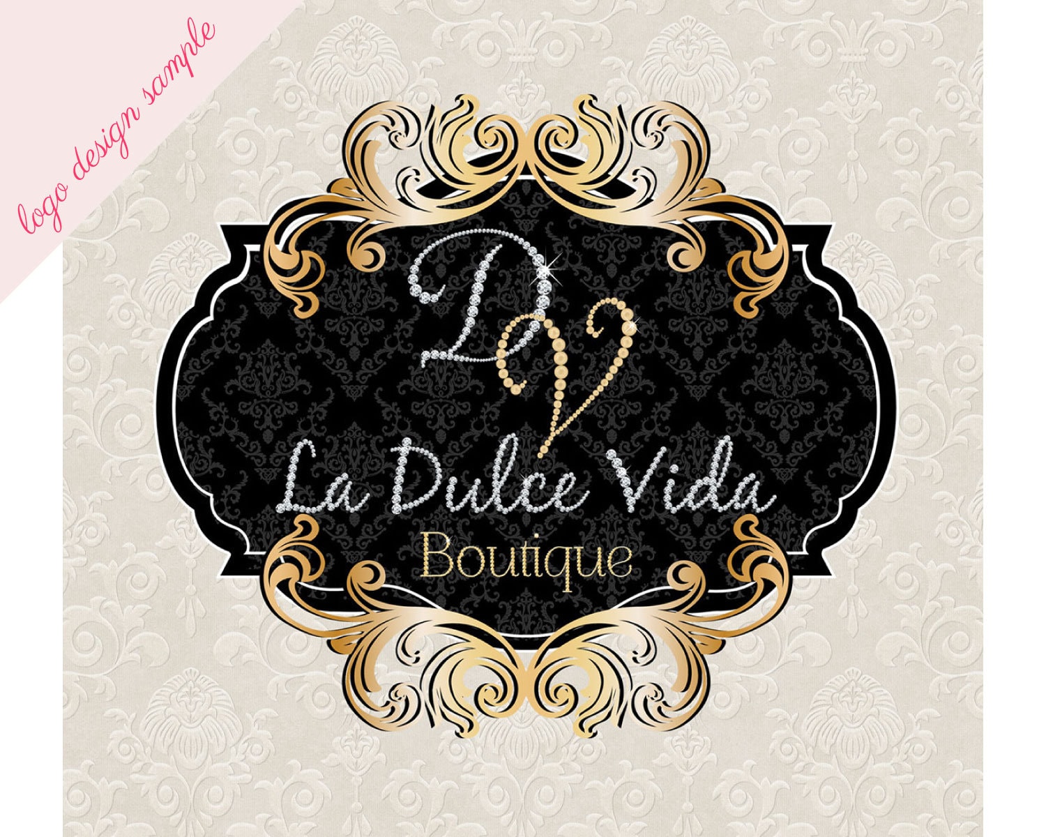 Custom Boutique, Feminine Logo Design (2 Logo Concepts). Fashion ...