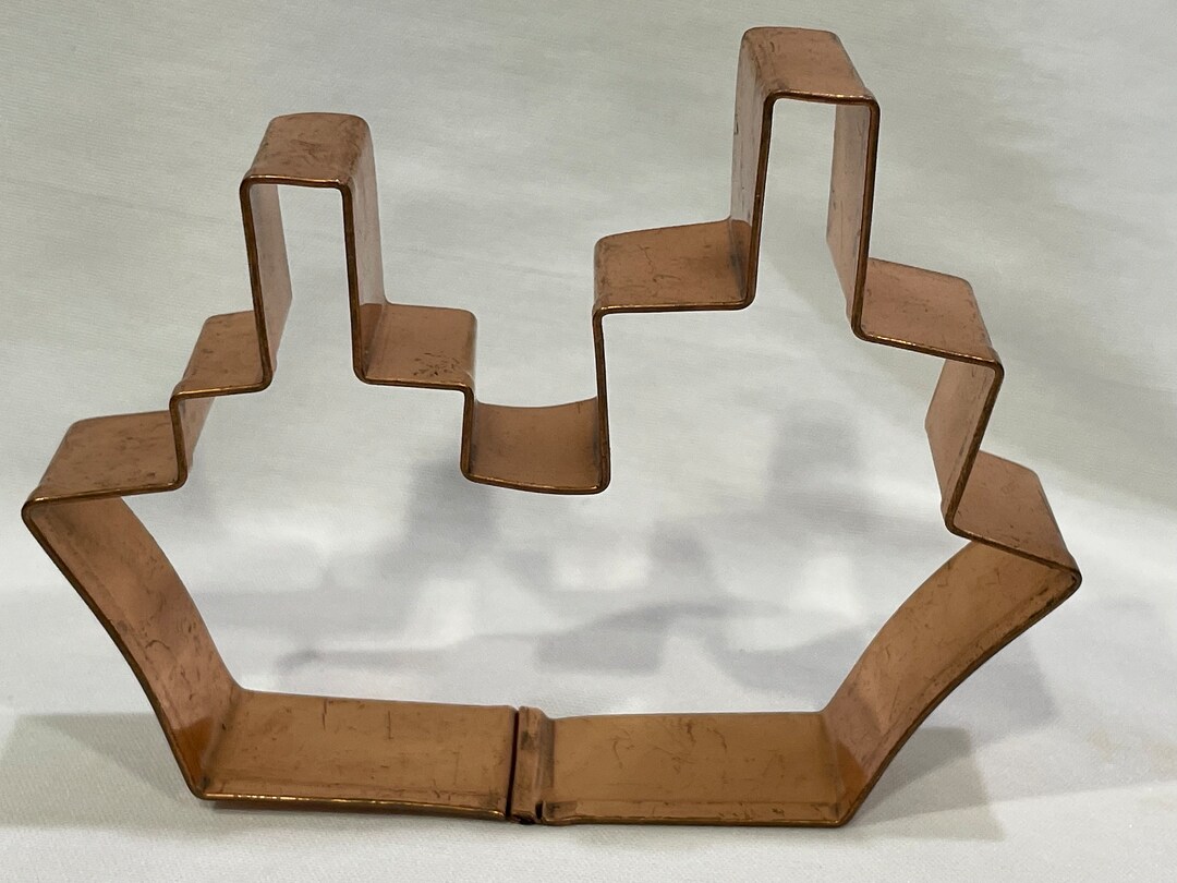 Copper Cookie Cutter, Oversized Cookie Cutter, Copper Boat Cookie ...