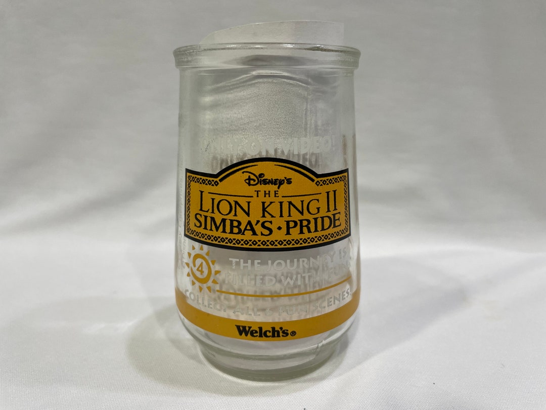 Vintage Welch's Lion King II Simba's Pride Jelly Jar #4 - Etsy