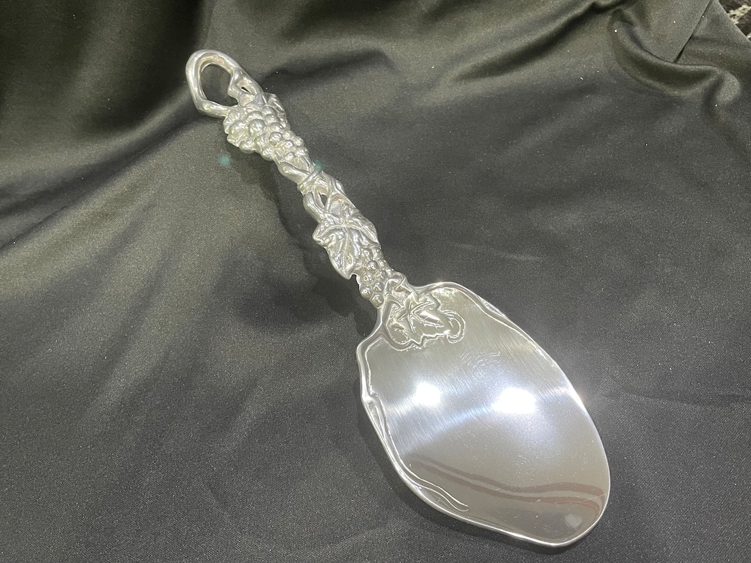 Arthur Court Metalware Grape Handle Serving Spoon - Etsy