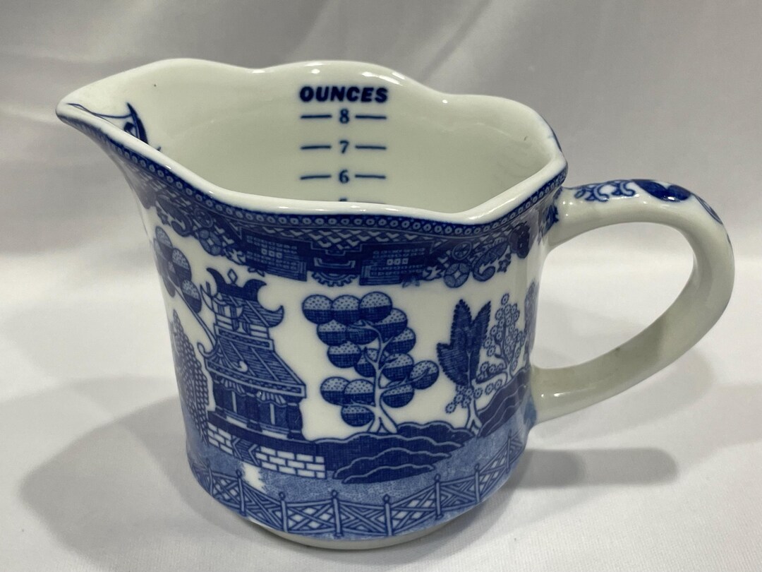 Blue Willow, One Cup Measuring Cup, Blue Willow Measuring Cup, Asian ...