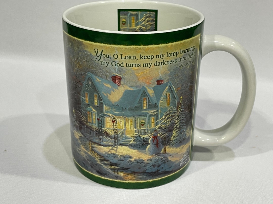 Thomas Kinkade, Blessing of Christmas, Christmas Mug, Amcal, for the ...