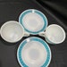 Pyrex Teal Laurel Resturantware Milk Glass Cup and Saucer - Etsy
