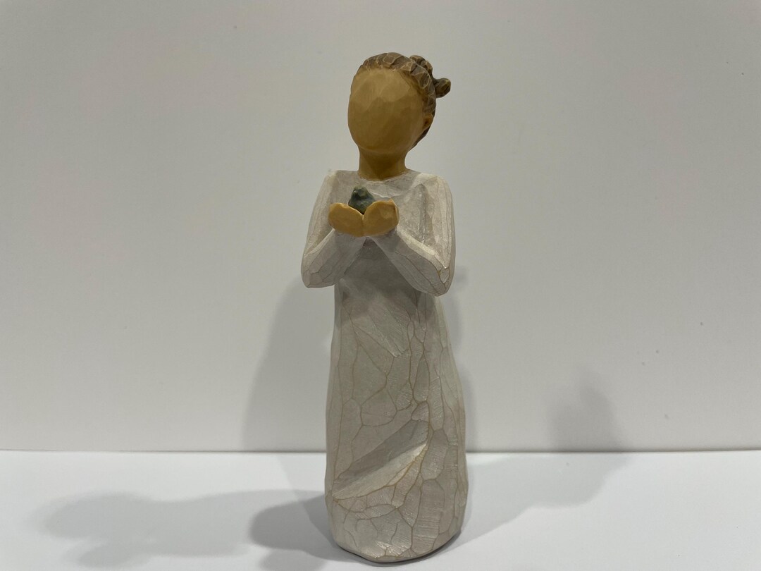 Willow Tree, Nuture, Little Girl With Bird - Etsy