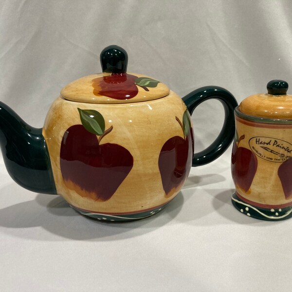 Apple Teapot - Etsy