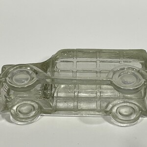 Woody Station Wagon Glass Candy Container, Vintage Candy Container, Car ...