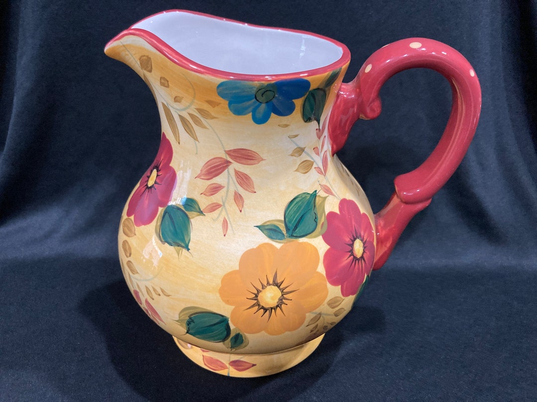 Oneida Sunset Boulevard Beverage Pitcher, Hand Painted - Etsy
