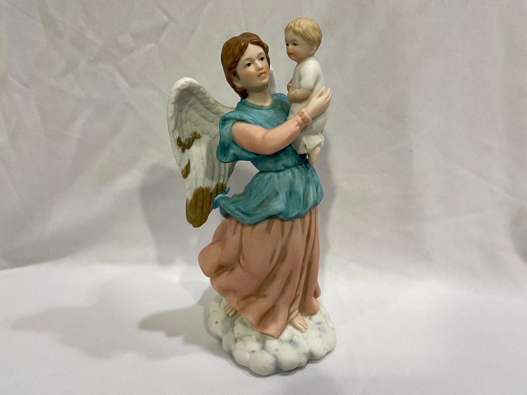 Vintage Homco Angel With Baby, Angel and Baby Nursery Decor, Angel 1417 ...