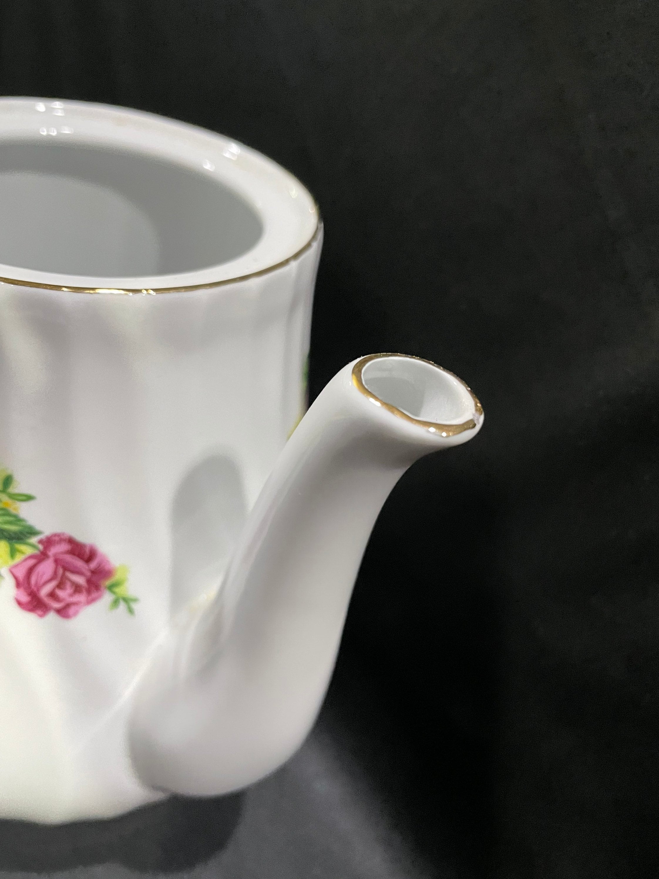 Regent China English Rose Porcelain Teapot Floral Teapot - Etsy