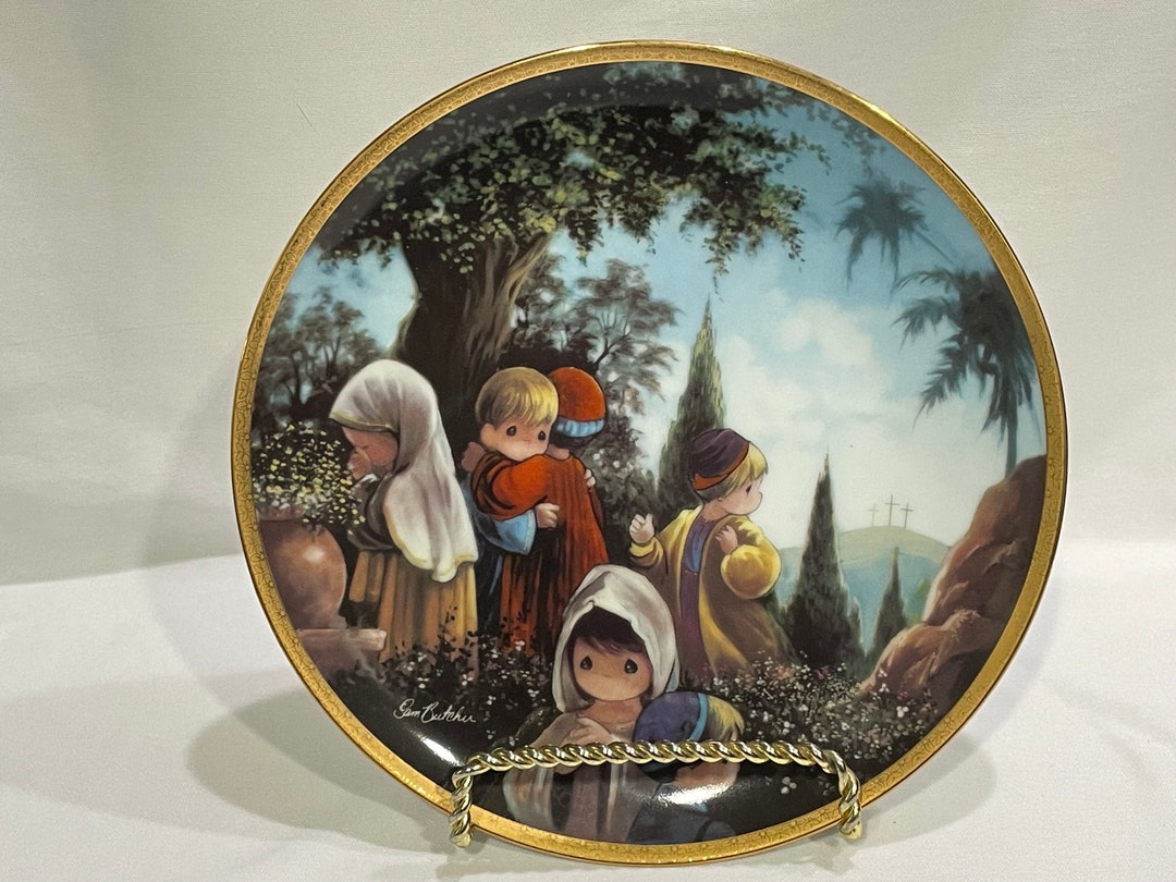 Precious Moment, Bible Plates, the Hamilton Collection, the Crucifixion ...