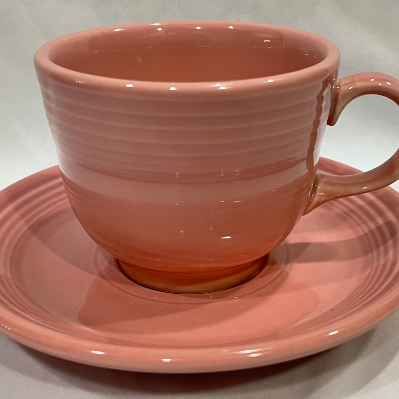 Rose Cup and Saucer - Etsy