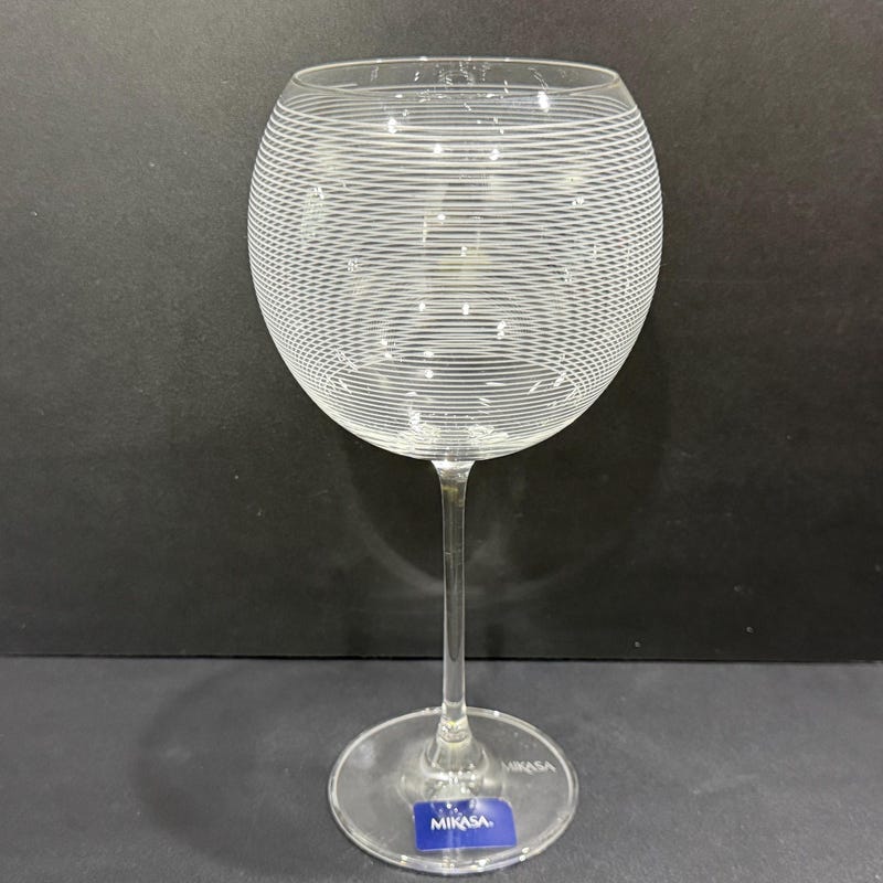 Mikasa Cheers Wine Glass - Etsy