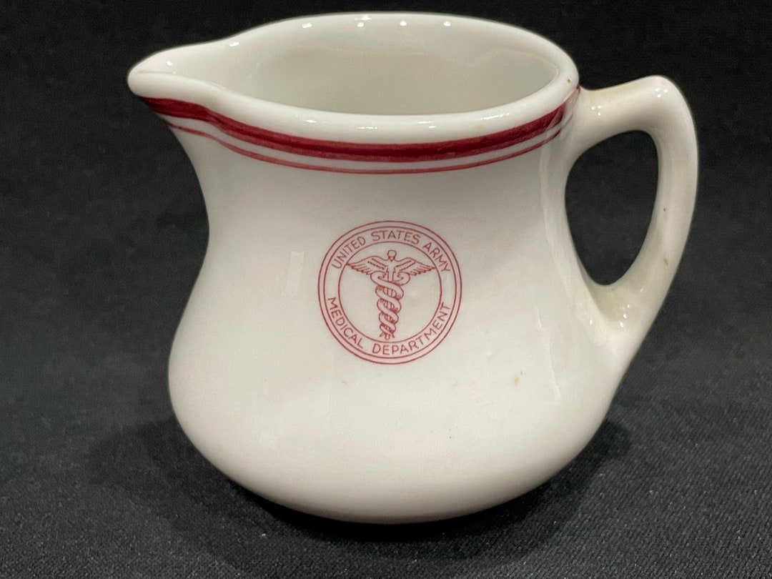 Shenango US Army Medical Dept 1941 Creamer, US Army 1941 Small Milk ...
