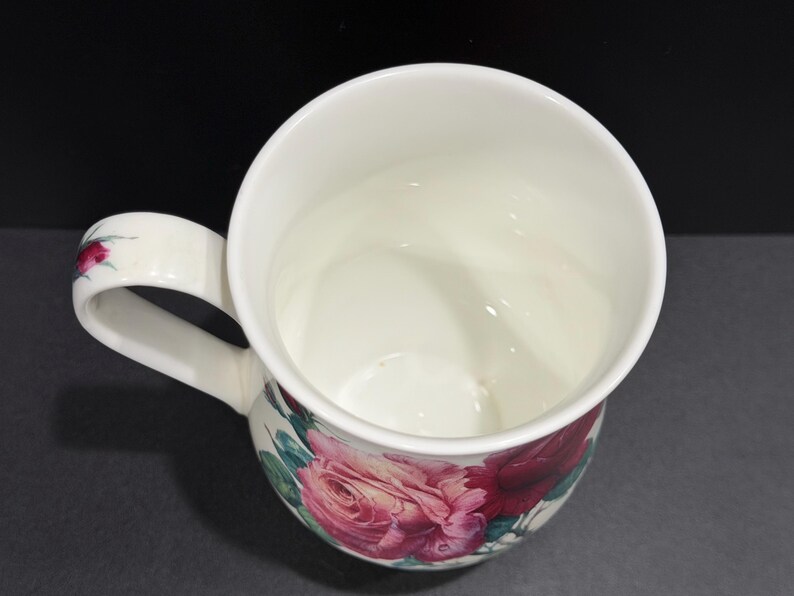 English Rose Bone China Mug, Ron Kirkham - Etsy