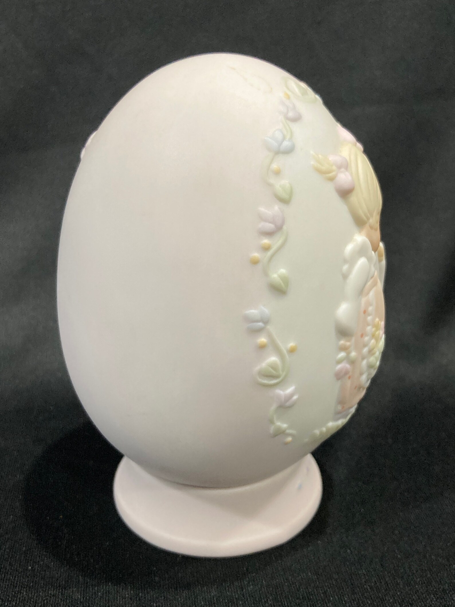 Precious Moments Easter Egg 1993 With Base Make a Joyful - Etsy