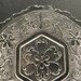 Indiana Glass Daisy Pattern, Hexagonal Pressed Glass Candy Bowl ...