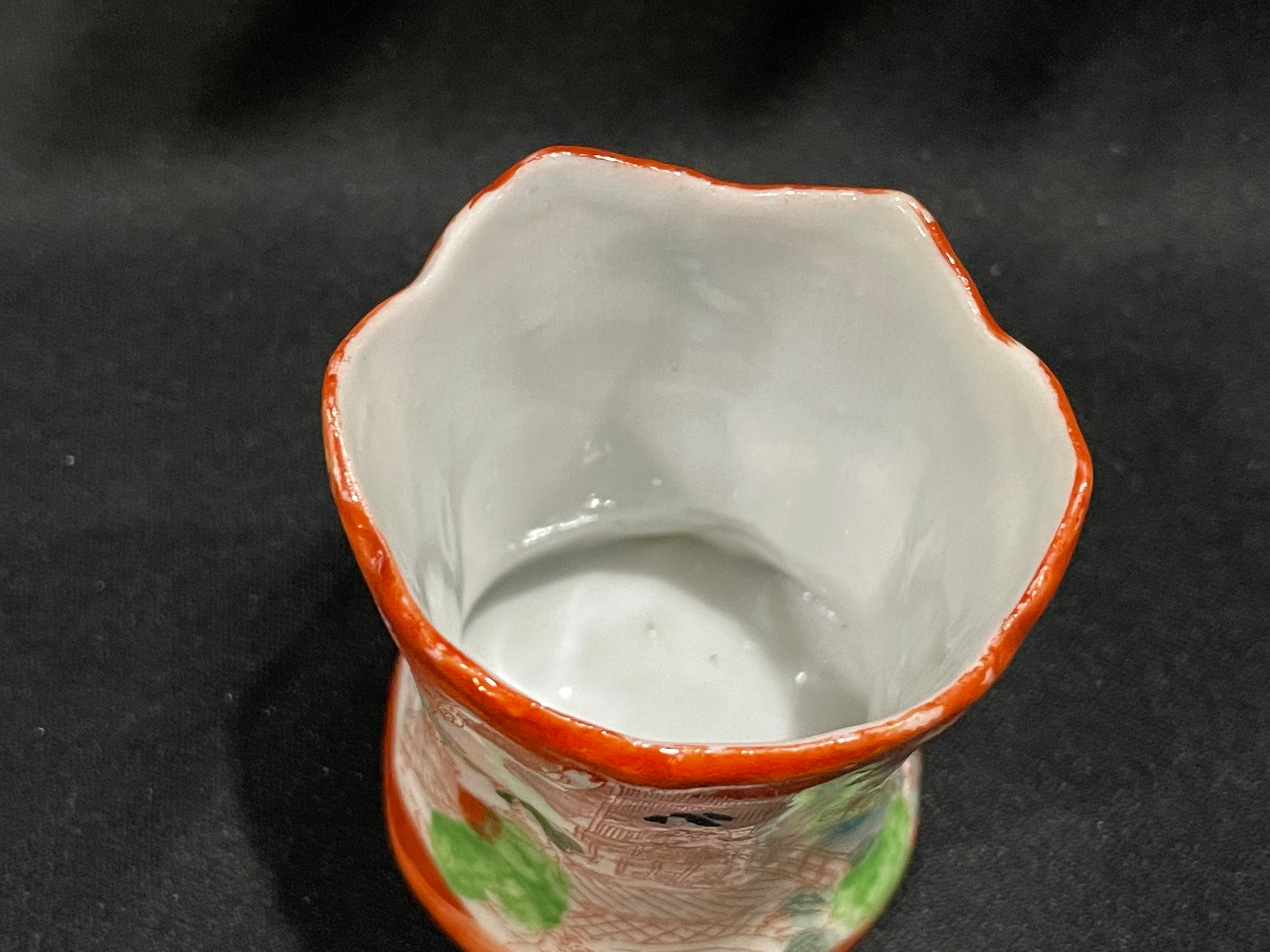 Japanese Hand Painted Geisha Toothpick Holder | Etsy