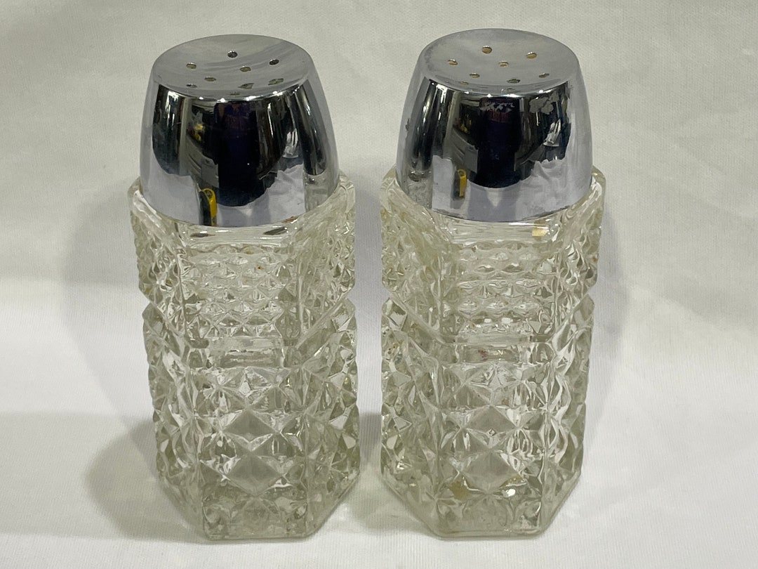 Vintage Anchor Hocking, Wexford Glass Pattern, Textured Diamond Cut ...