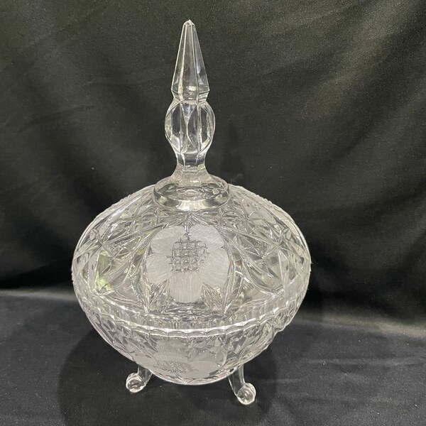 Footed Candy Dish - Etsy