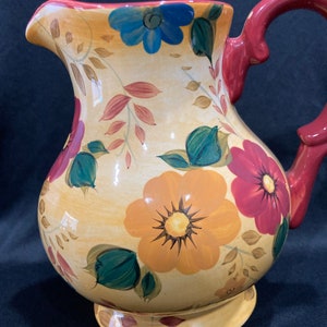 Oneida Sunset Boulevard Beverage Pitcher, Hand Painted - Etsy