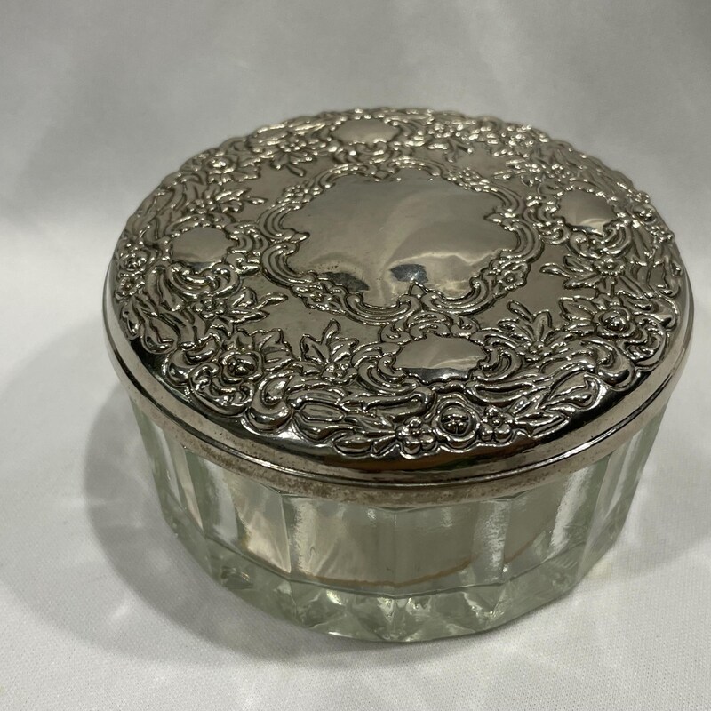 Glass Powder Jar - Etsy