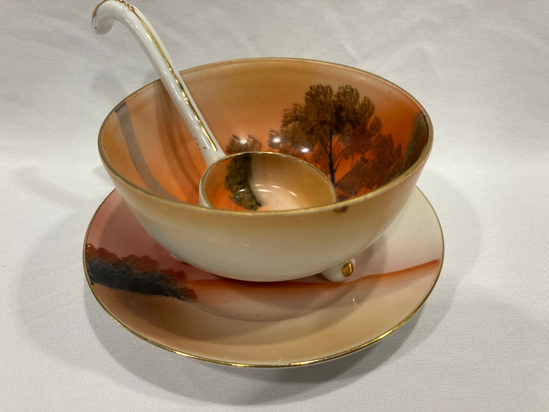 Noritake, Morimura China, Made in Japan, Tree in the Meadow, Three ...