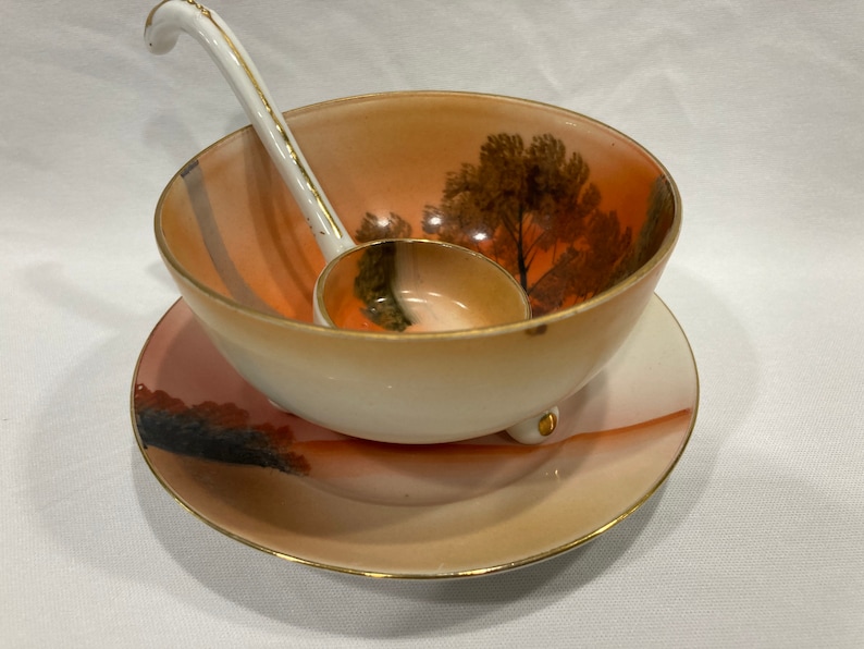 Noritake Morimura China Made in Japan Tree in the Meadow - Etsy