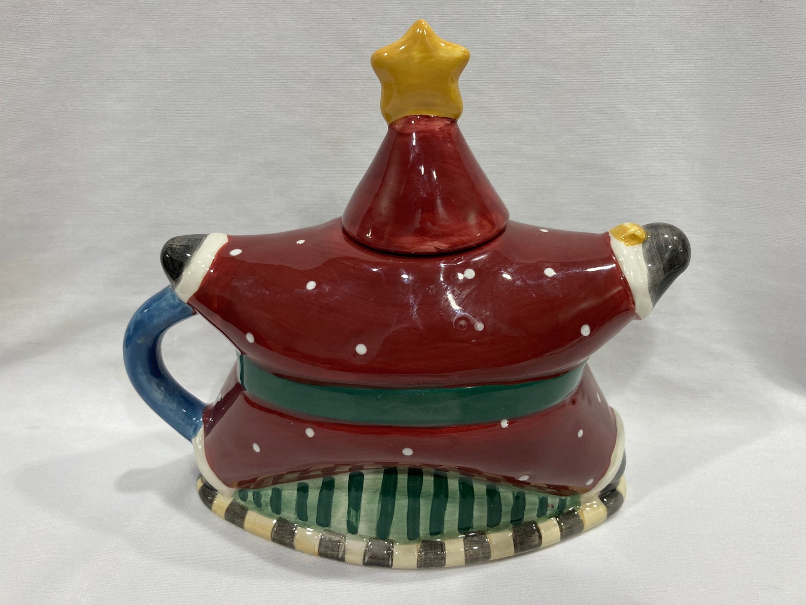 Santa Clause Teapot Star Shaped Teapot Sakura Pottery - Etsy