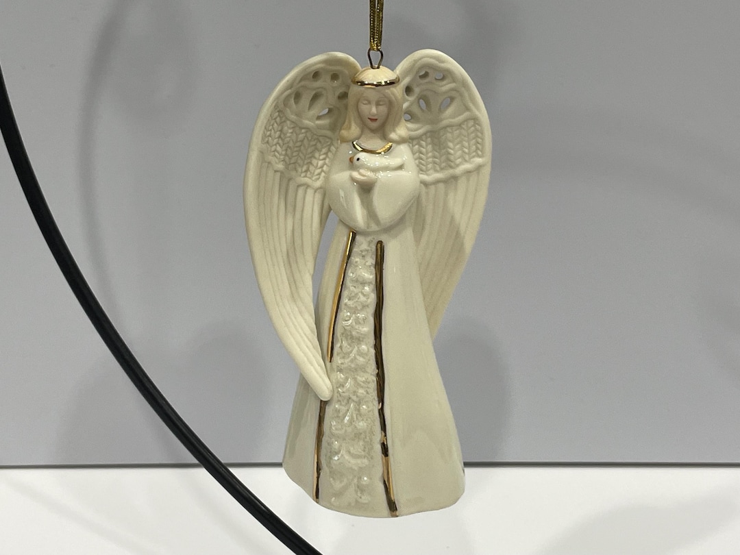 Lenox, Angel of Peace, Angel Holding Dove, Angel With Bird, Lenox ...
