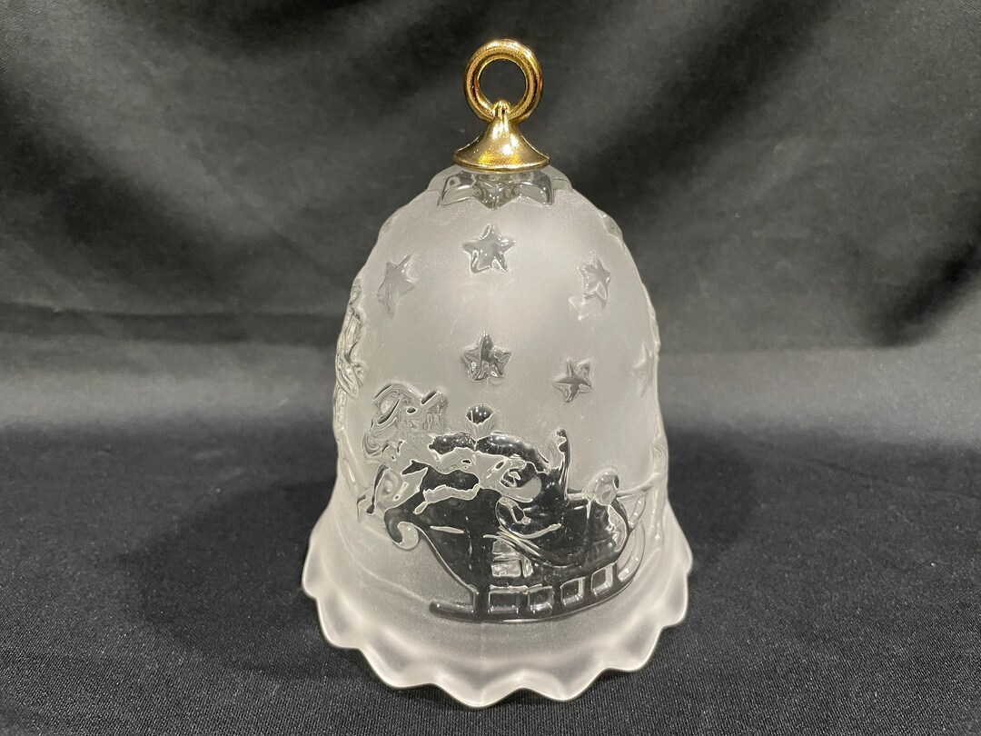 Mikasa, Silent Night Bell, SA 958/922, Christmas Bell, Glass Holiday ...