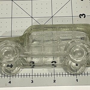 Woody Station Wagon Glass Candy Container, Vintage Candy Container, Car ...