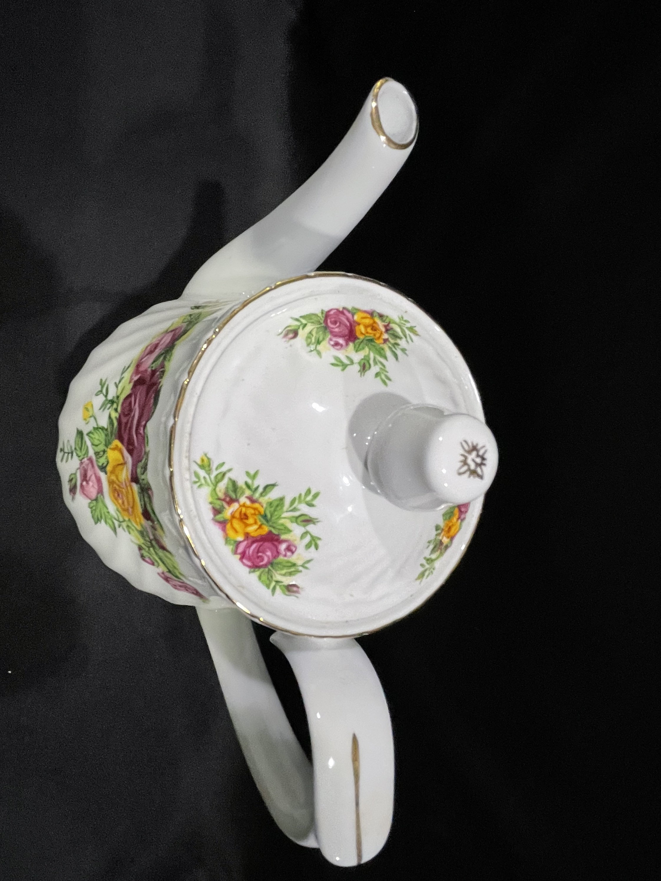 Regent China English Rose Porcelain Teapot Floral Teapot - Etsy